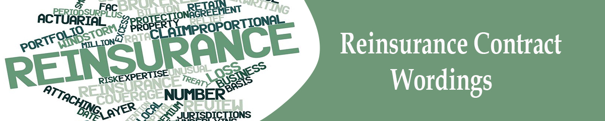 Reinsurance Contract Wordings – Trade Essential